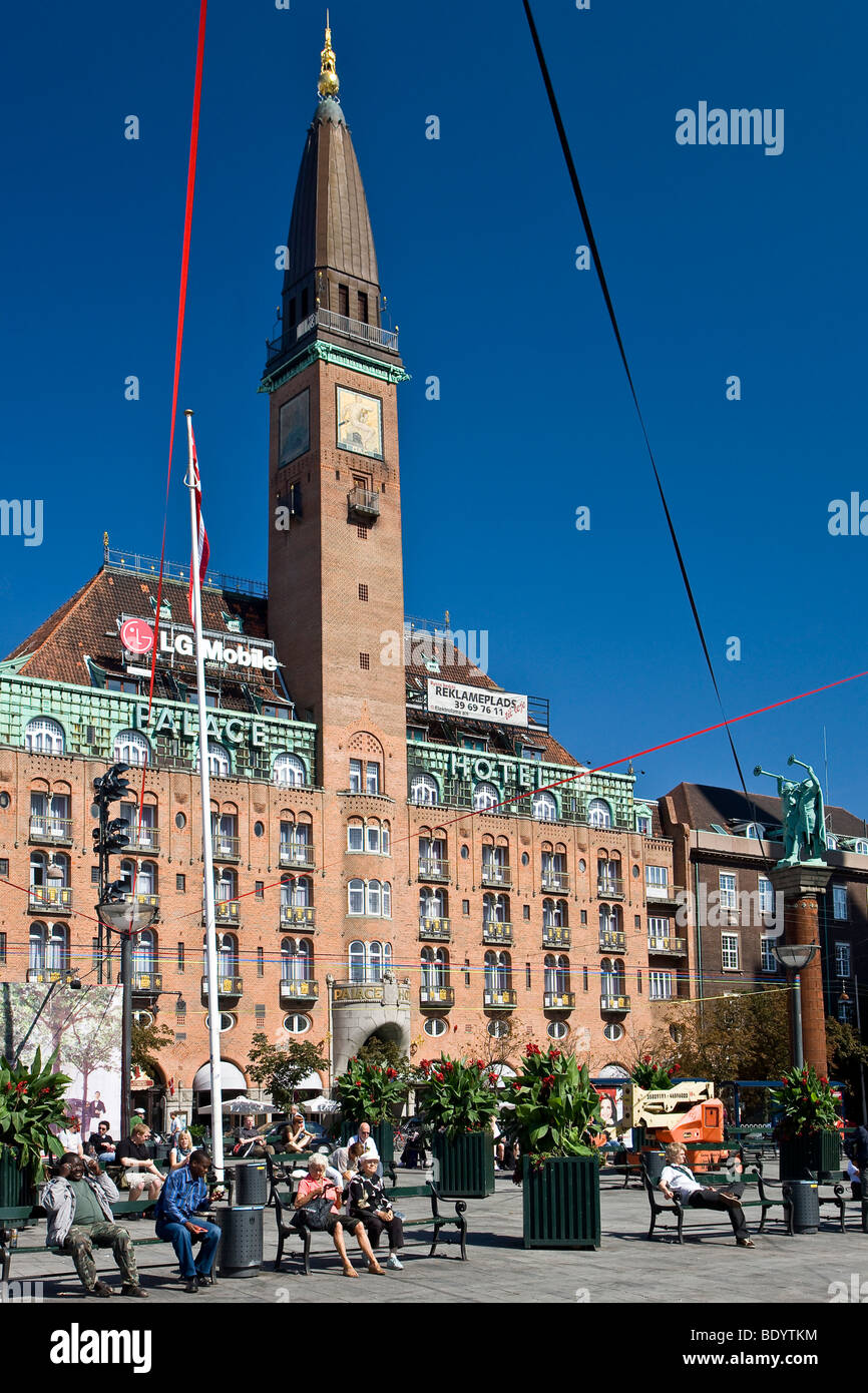 Palace Hotel at Copenhagen city hall square, Copenhagen, Denmark ...