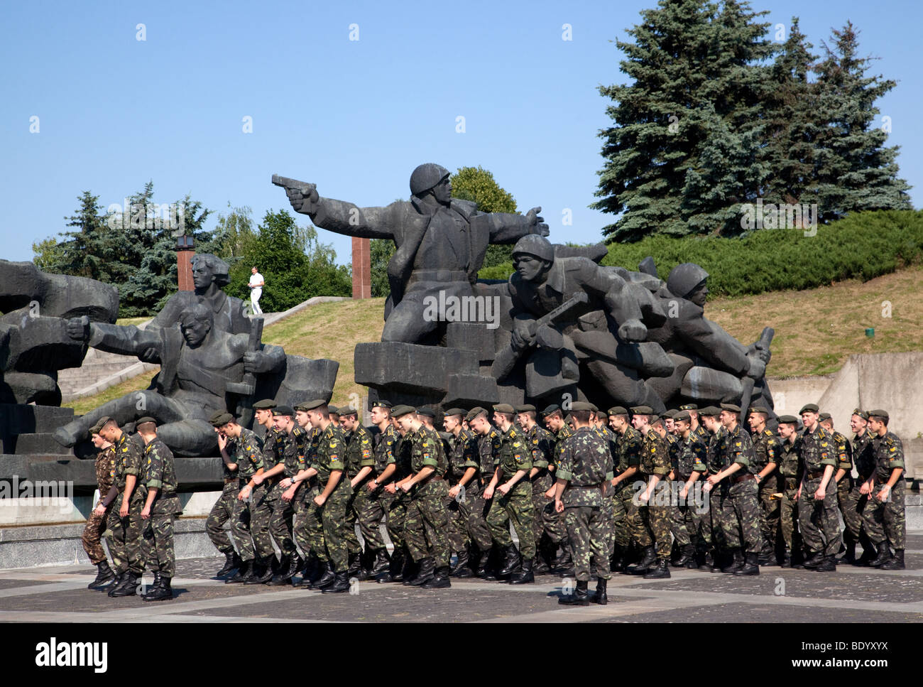 Soviet era heroic statue hi-res stock photography and images - Alamy