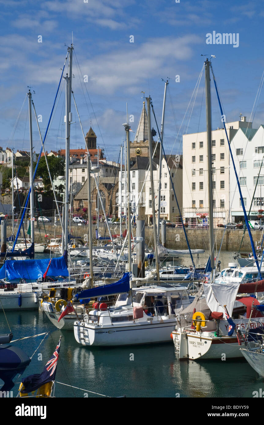 dh Harbour ST PETER PORT GUERNSEY St Peter Port harbour waterfront ...