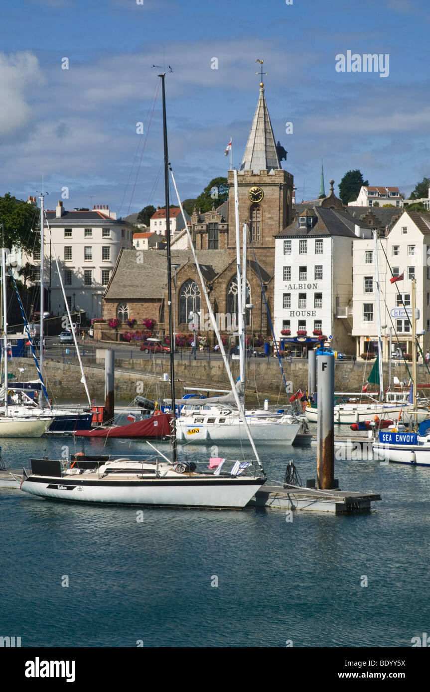 dh Harbour ST PETER PORT GUERNSEY St Peter Port church harbour ...