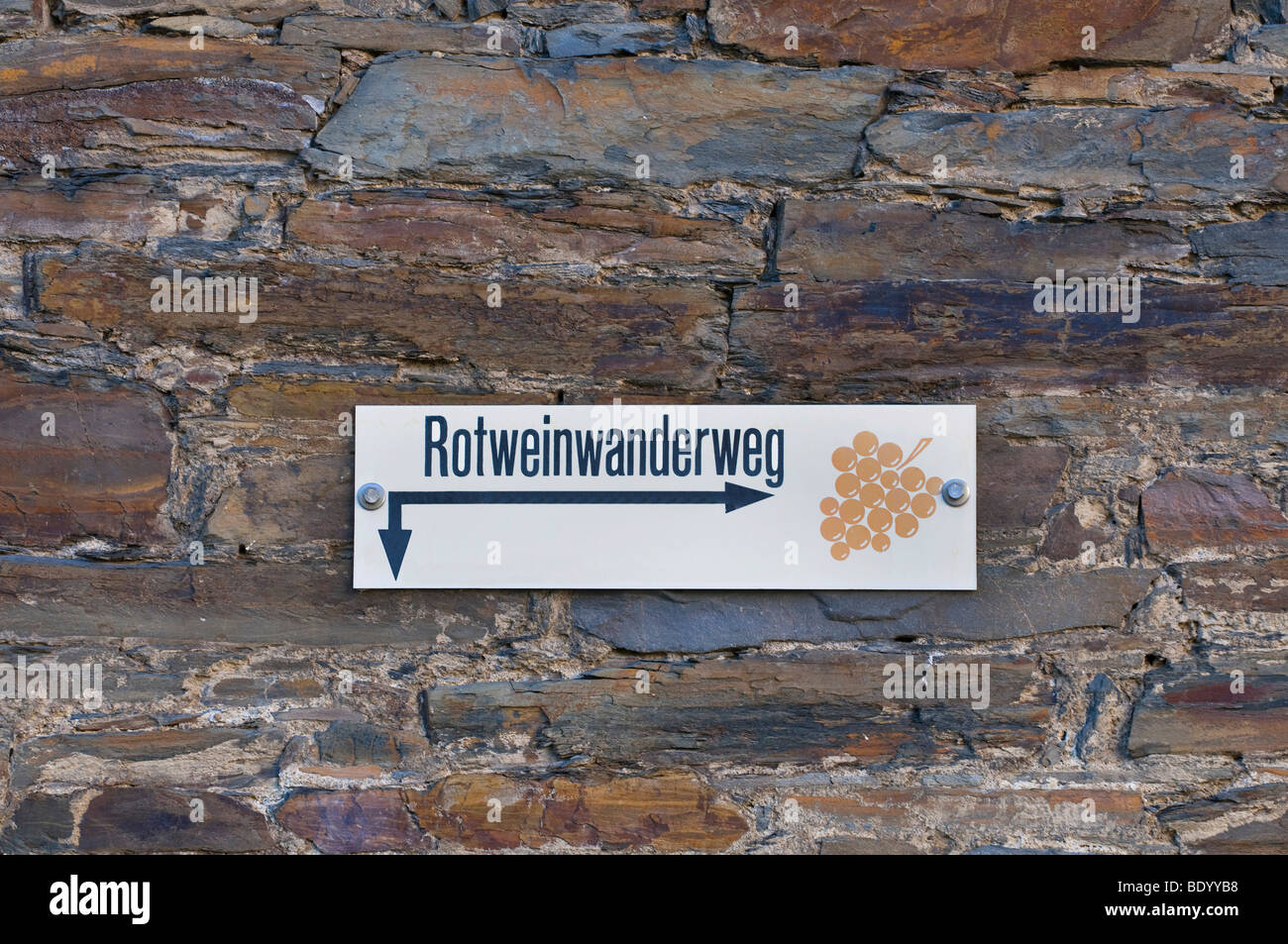 Guide Rotweinwanderweg, red wine trail in the Ahr valley, Rhineland ...
