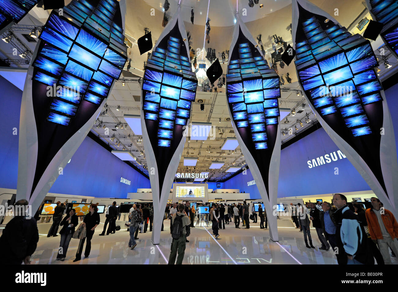 Exhibition hall of Samsung at the IFA Internationale Funkaustellung ...