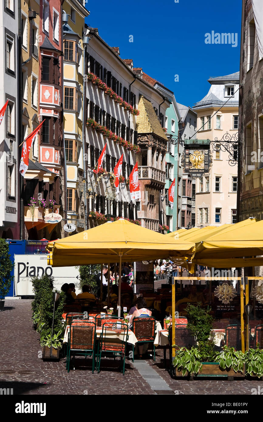 Old town of Innsbruck, Tyrol, Austria, Europe Stock Photo - Alamy