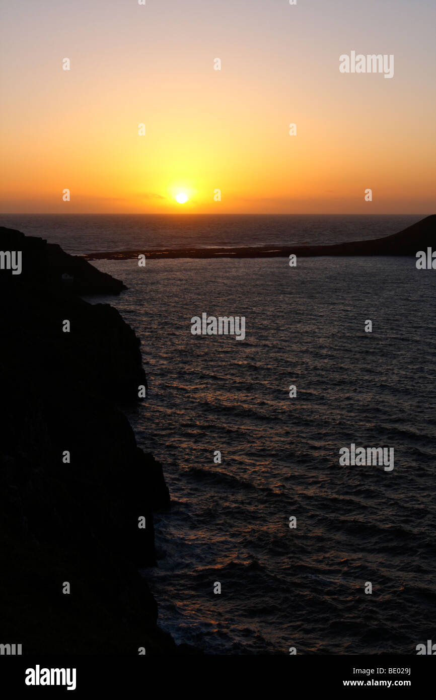 Gower sunset hi-res stock photography and images - Alamy