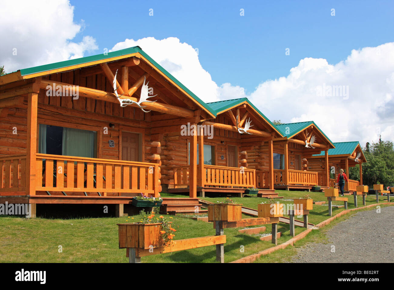 Cabins of Alaska Stock Photo - Alamy