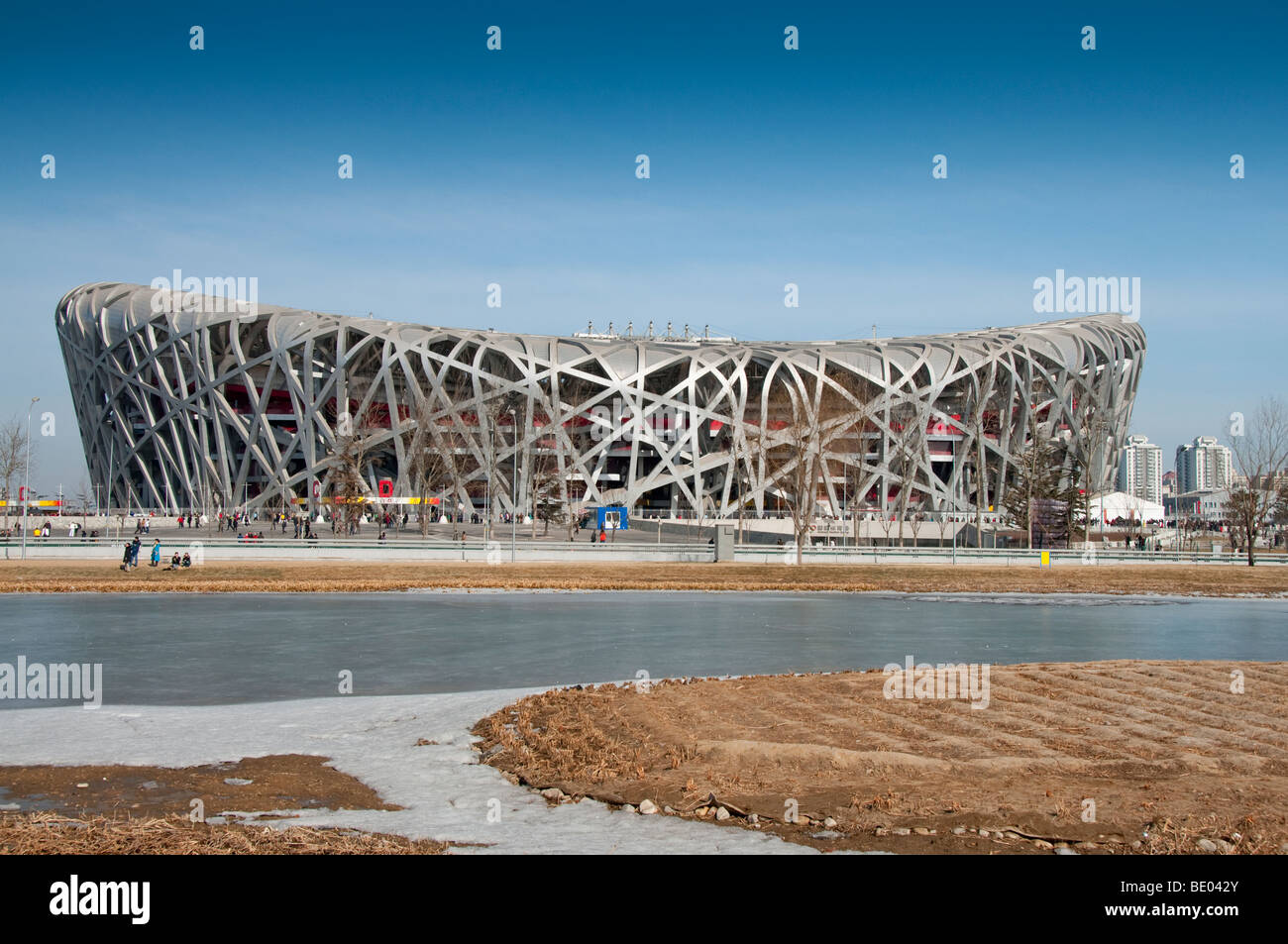 Bird's Nest, Beijing National Stadium Stock Photo - Alamy