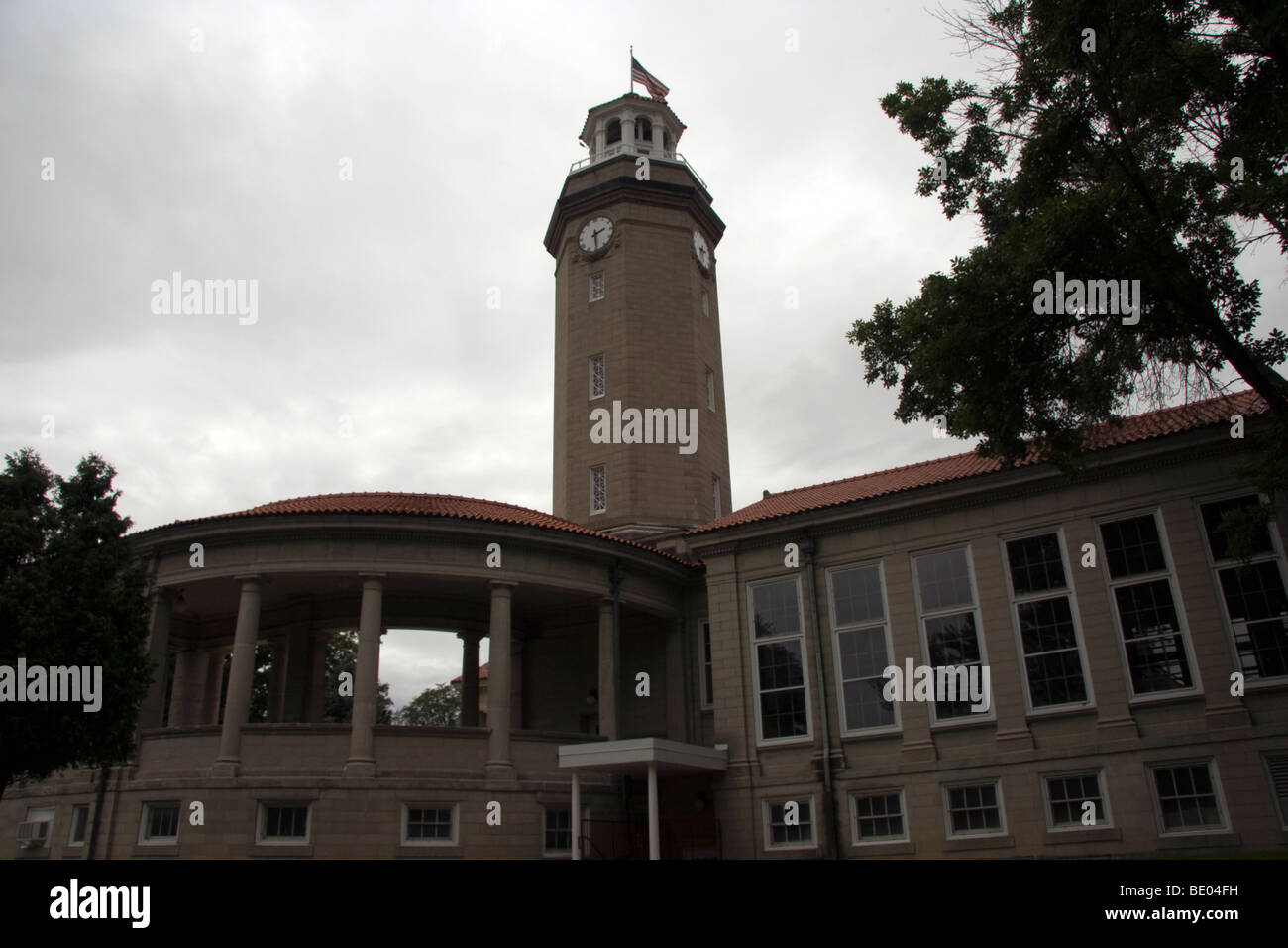 Clocktower. Mooseheart, Illinois Stock Photo - Alamy
