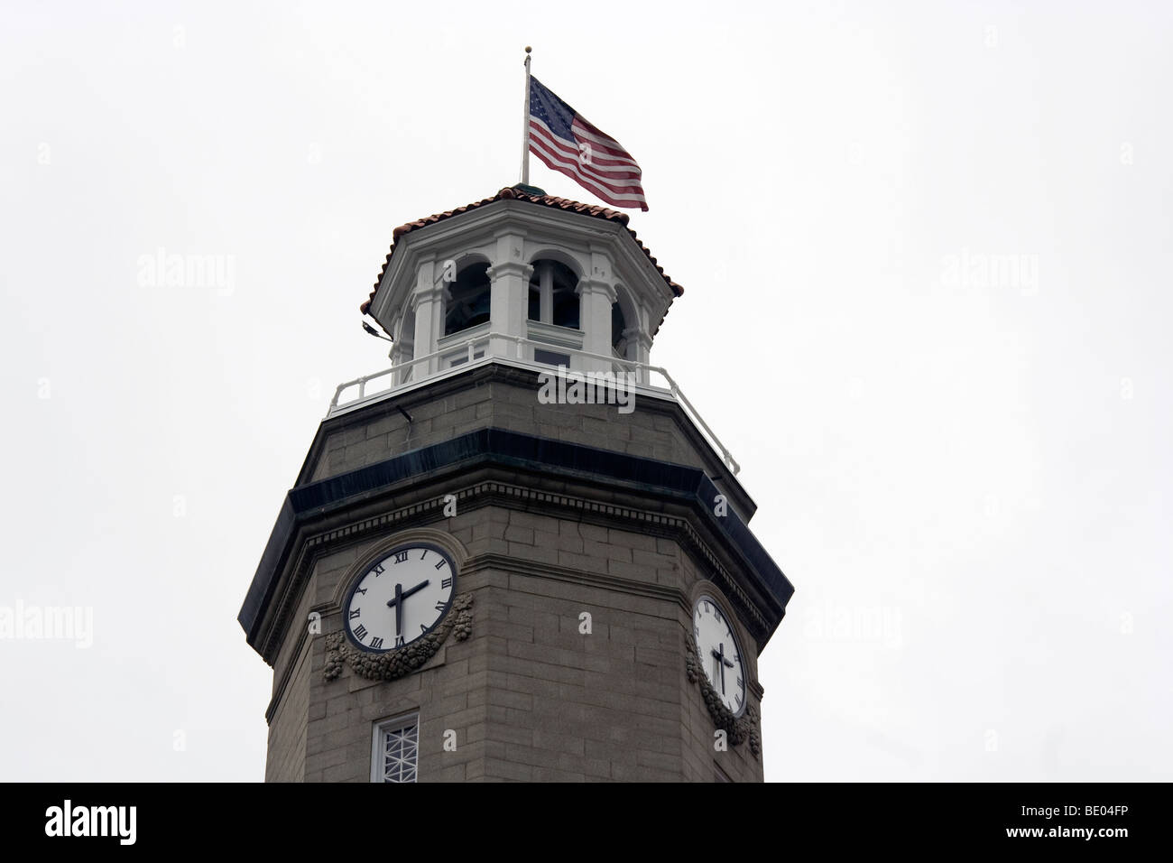Clocktower. Mooseheart, Illinois Stock Photo - Alamy
