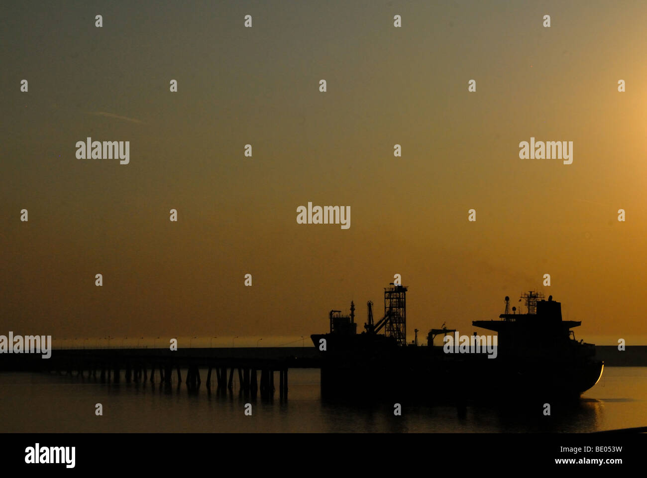 Ship At Sea Stock Photo - Alamy