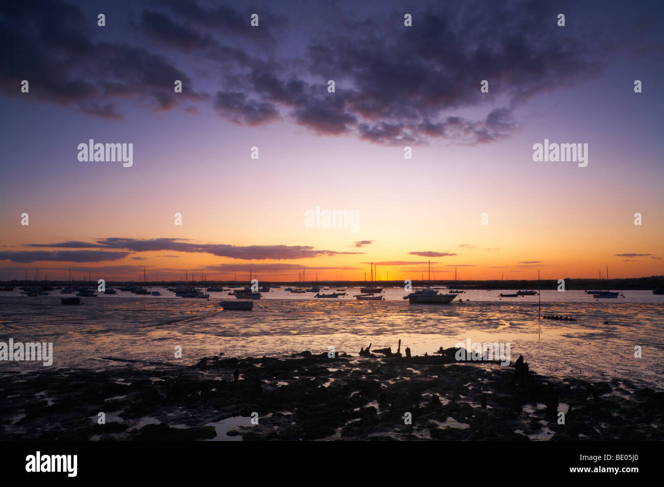 West mersea sunset hi-res stock photography and images - Alamy