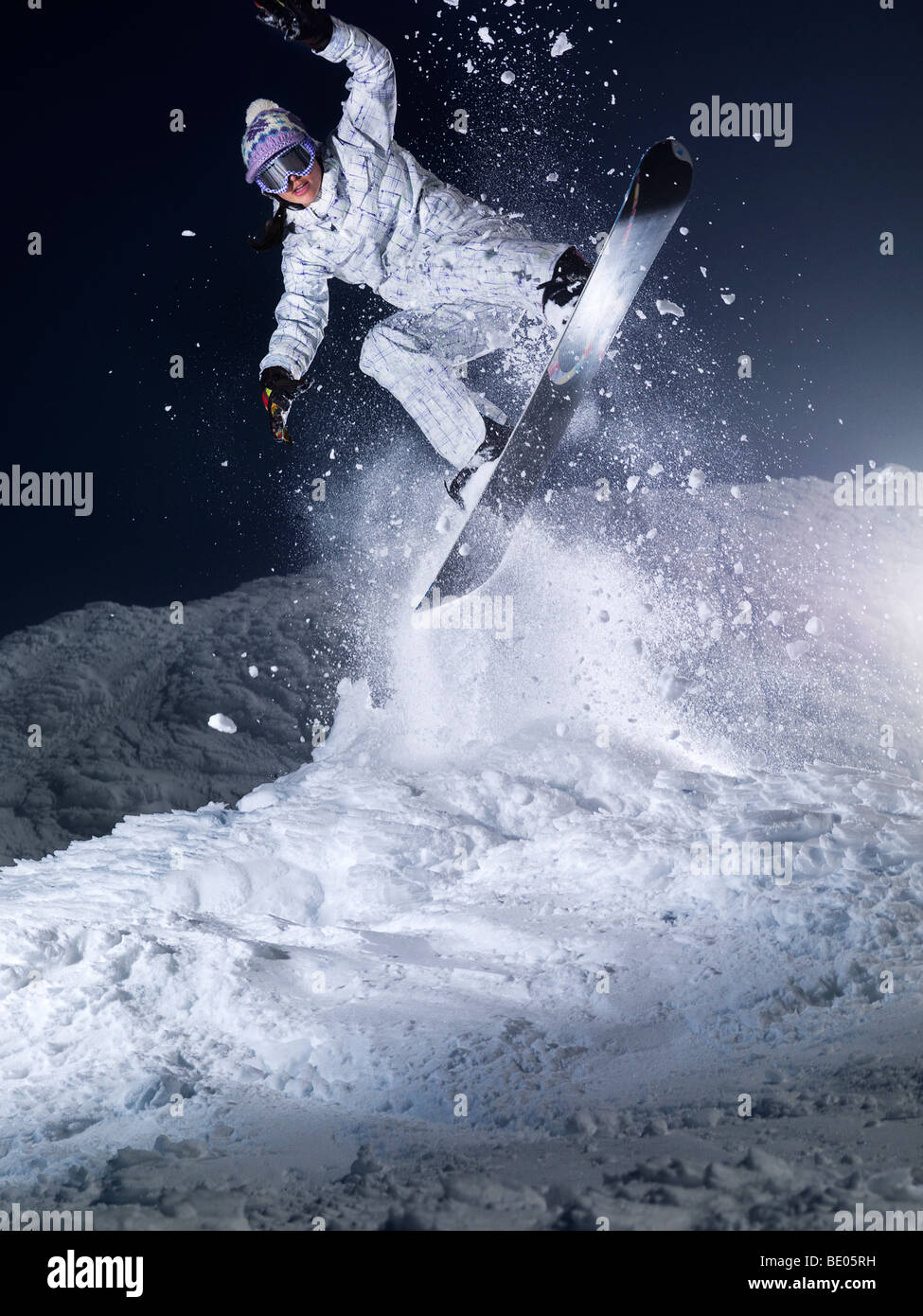 Girl airing out of a lip Stock Photo - Alamy