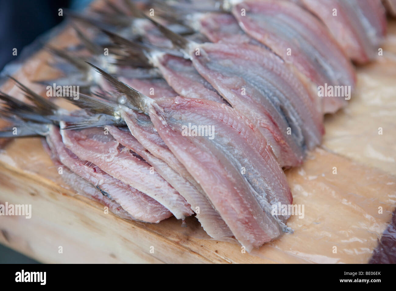 gilled sardines on fishmarket Stock Photo - Alamy