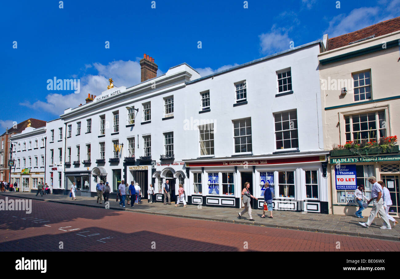 Chichester shopping centre street hi-res stock photography and images ...