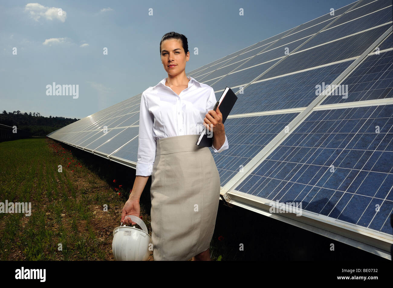 Construction camera solar panel hi-res stock photography and images - Alamy