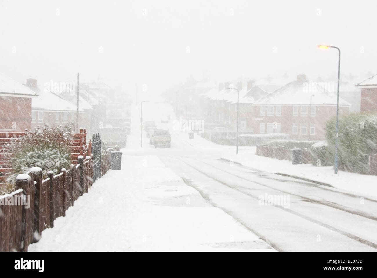England snow residential Cut Out Stock Images & Pictures - Alamy