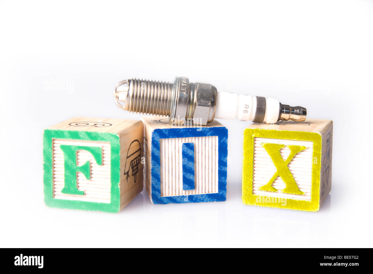 Car motor spark plugs metal hi-res stock photography and images - Alamy
