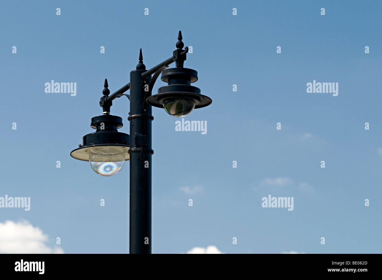 cctv camera disguised as a lamp post in Broadway in the cotswolds Stock ...