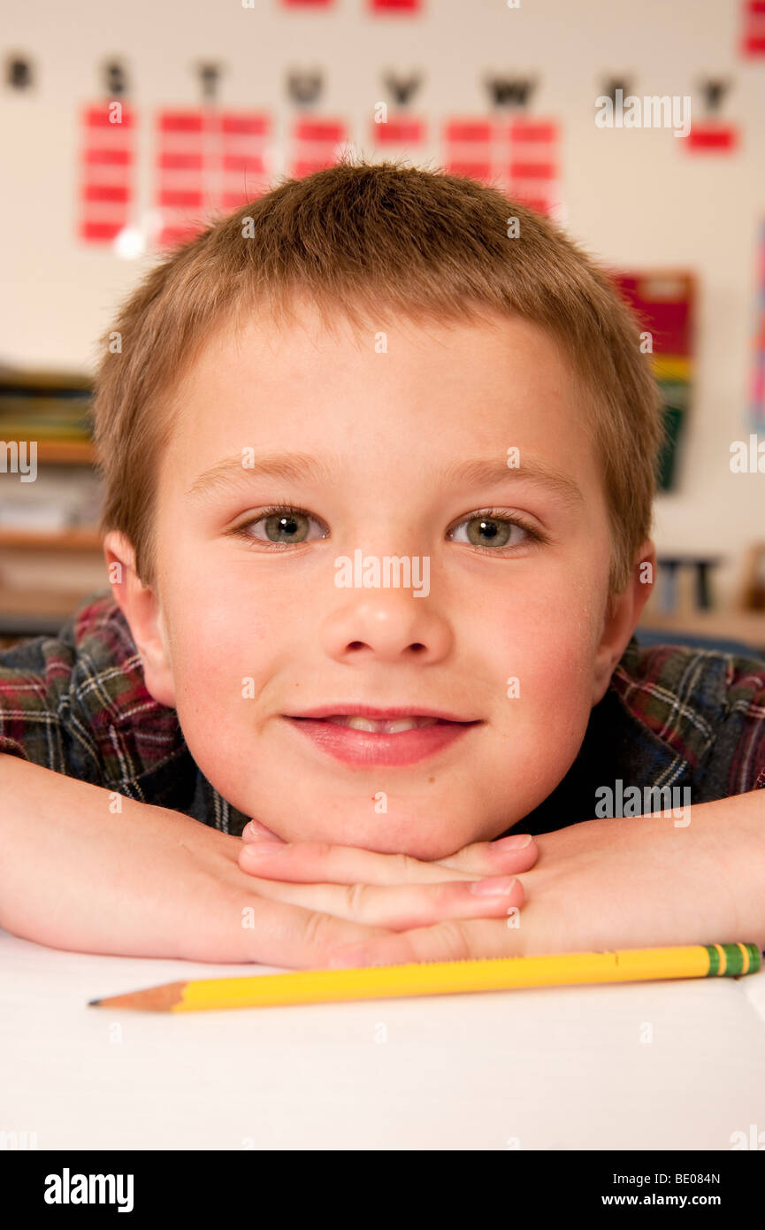 Portrait of Elementary School Student Stock Photo - Alamy