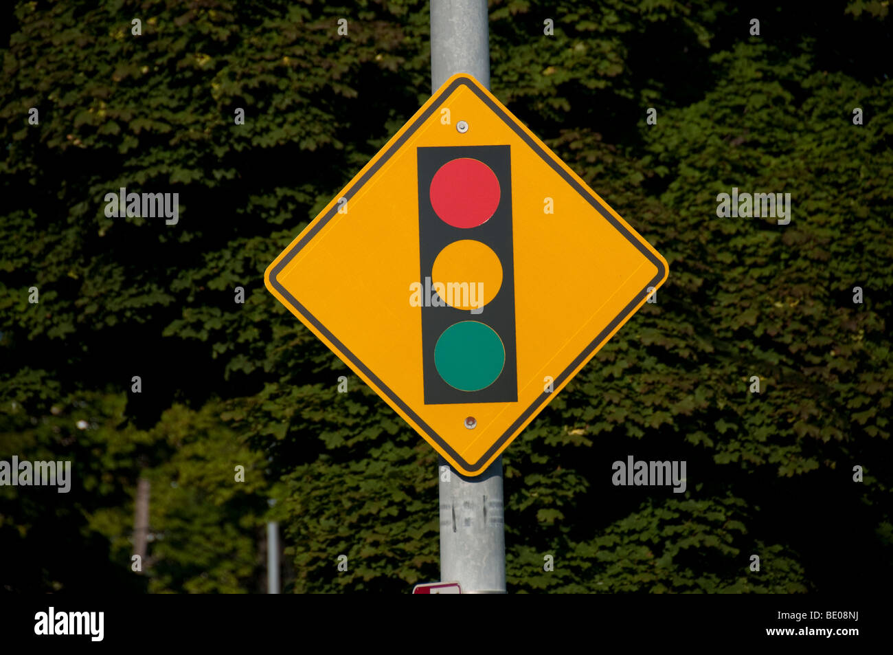 Traffic control signs Stock Photo - Alamy