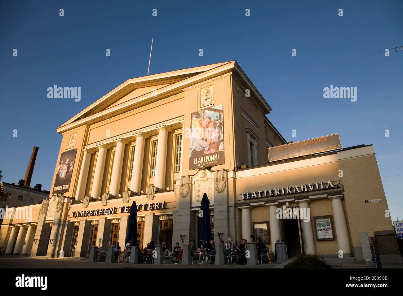 The Tampereen Teatteri, a theatre on the Central Square (Keskutori) in ...