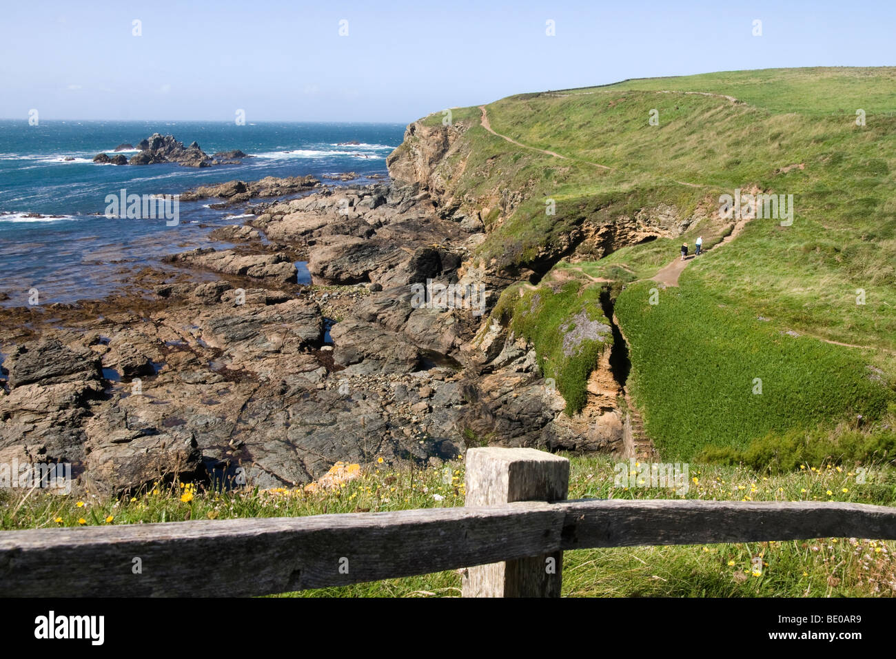 Lizard Point Cornwall England UK Stock Photo - Alamy