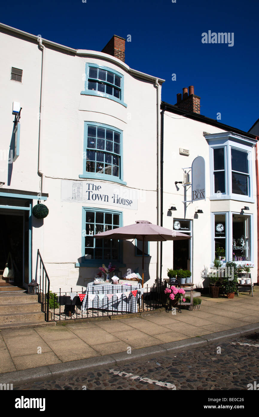 Row of Shops Stokesley Yorkshire England Stock Photo - Alamy