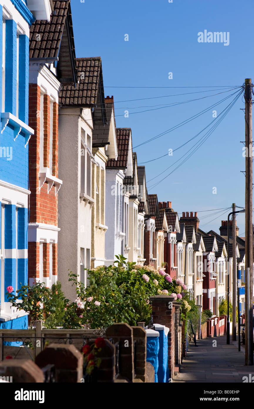 Row houses london hi-res stock photography and images - Alamy