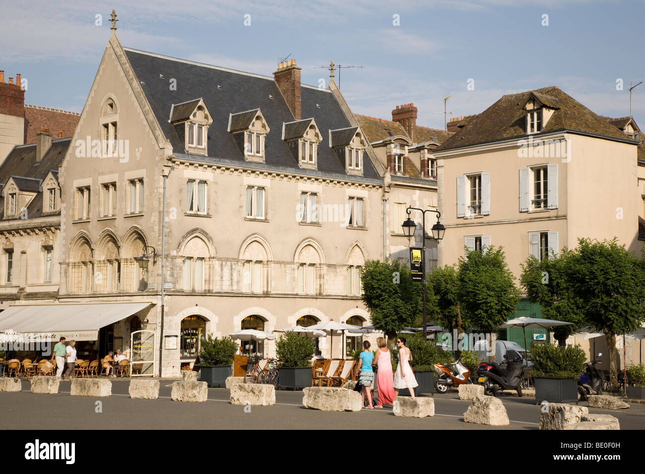 Chartres Town Centre, France Stock Photo - Alamy