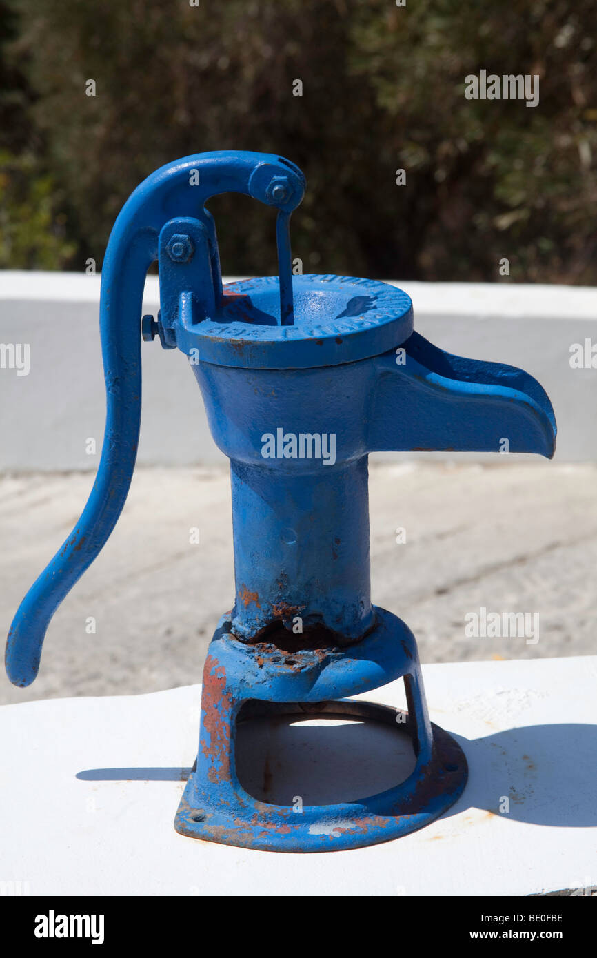 water pump as a decoration,Greece Stock Photo - Alamy