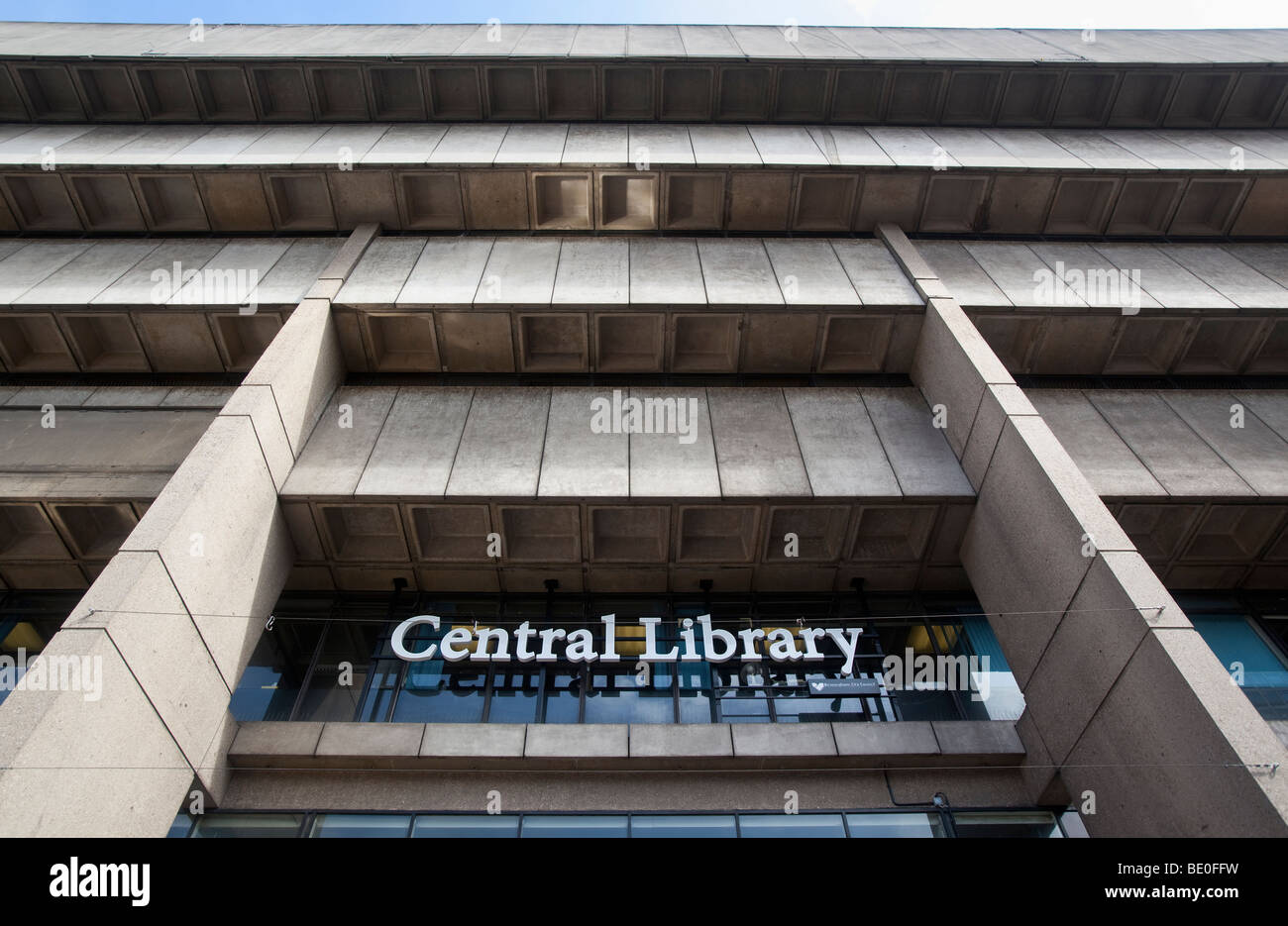 The Central Library building, Birmingham, West Midlands, England, UK ...