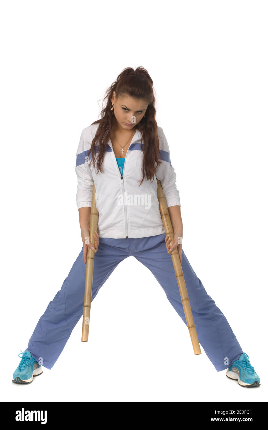 Two beautiful women expressing joy Cut Out Stock Images & Pictures - Alamy