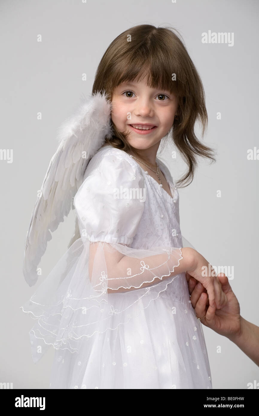 Small angel with wings hi-res stock photography and images - Alamy