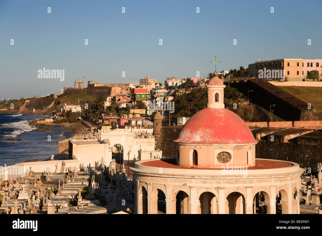 Usa, Caribbean, Puerto Rico, San Juan, Old Town, Santa Maria Magdalena ...