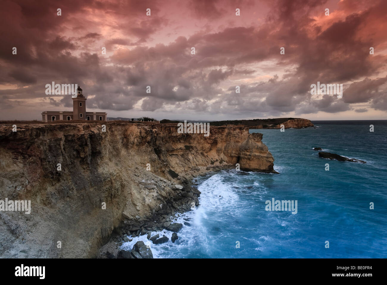 Usa, Caribbean, Puerto Rico, West Coast, Punta Jaguey, Faro de Cabo ...