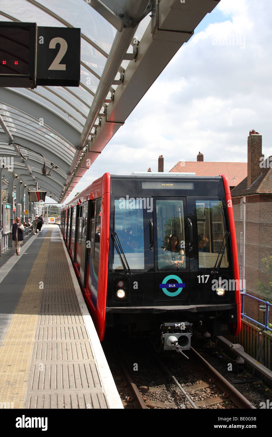 Docklands Light Railway, London, England, U.K Stock Photo - Alamy