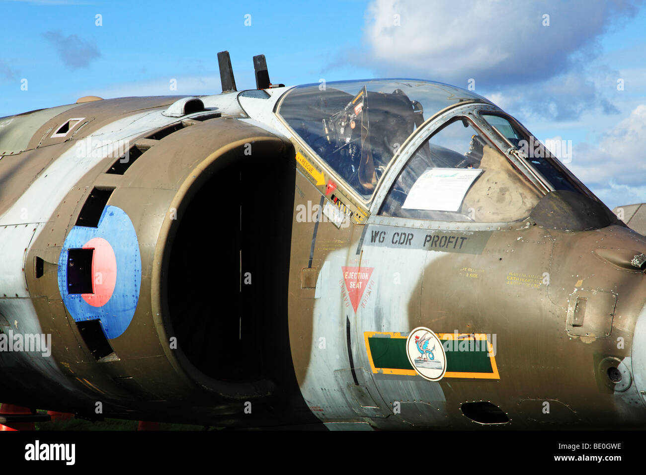 A Hawker Harrier jet Stock Photo - Alamy