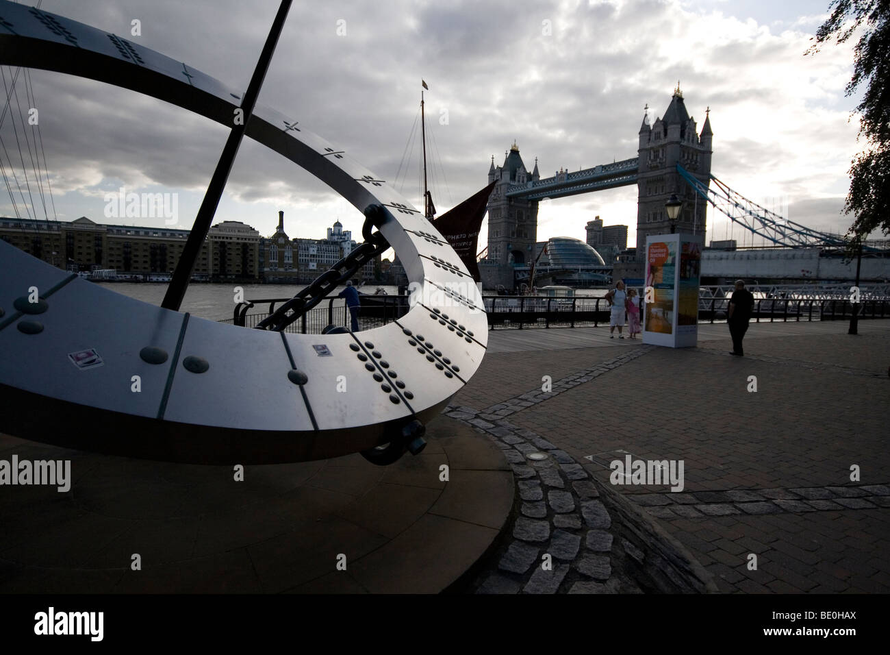 The Compass near Tower Bridge London Stock Photo - Alamy