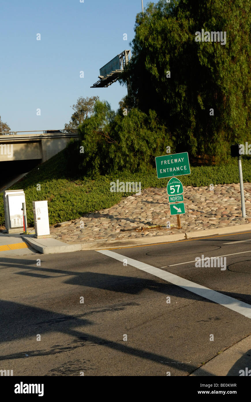 Freeway entrance hi-res stock photography and images - Alamy