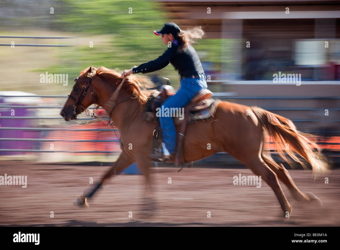 Barrel Race Stock Photos & Barrel Race Stock Images - Alamy