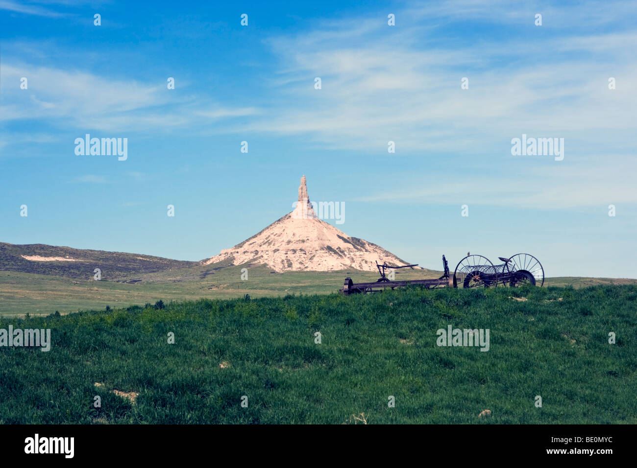 Chimney Rock in Nebraska, USA Stock Photo - Alamy
