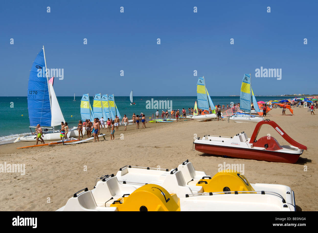 Spain, Andalucia, Costa de la Luz, Islantilla beach Stock Photo - Alamy