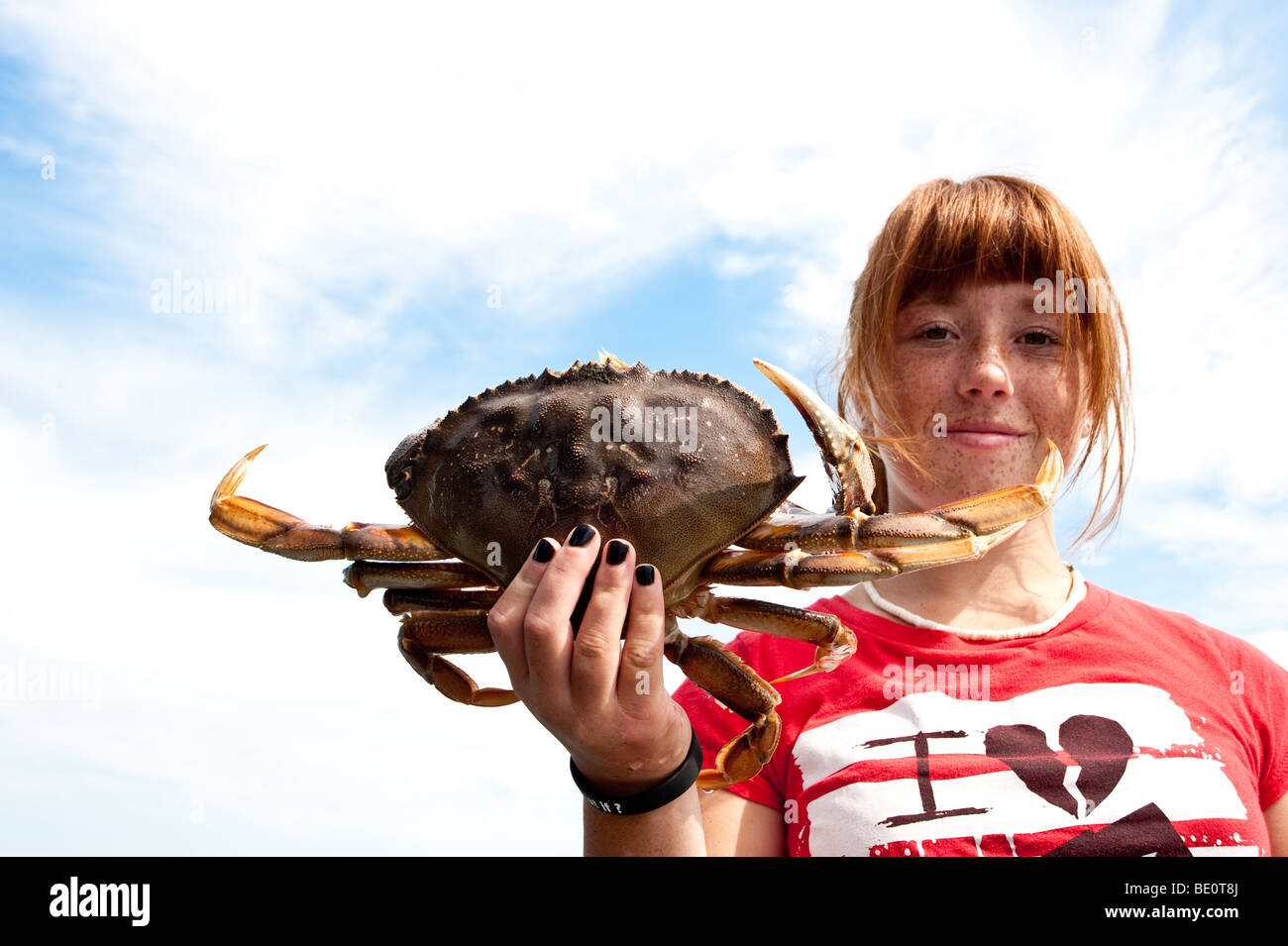 Crab girl hi-res stock photography and images - Alamy