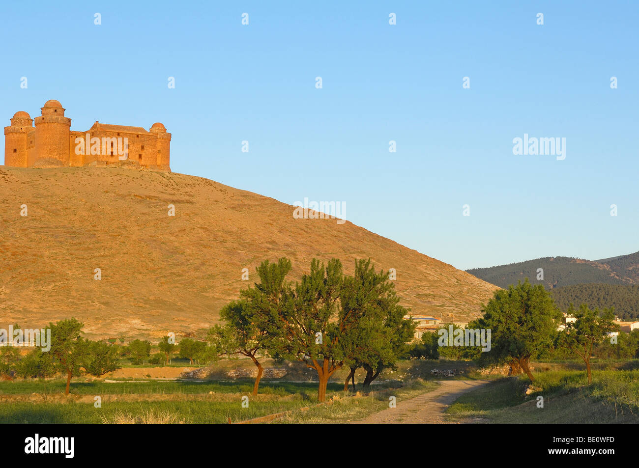 La Calahorra Renaissance castle (S.XVI) at la Calahorra village ...