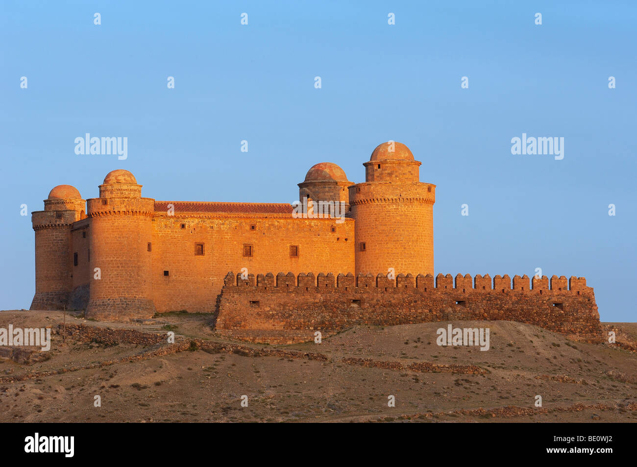 La Calahorra Renaissance castle (S.XVI) at la Calahorra village ...