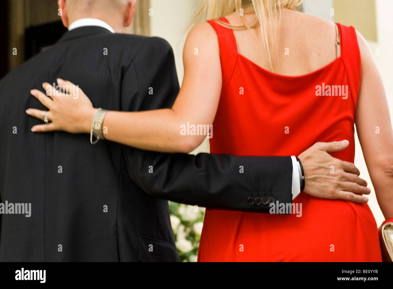 Young people, embraced Stock Photo - Alamy