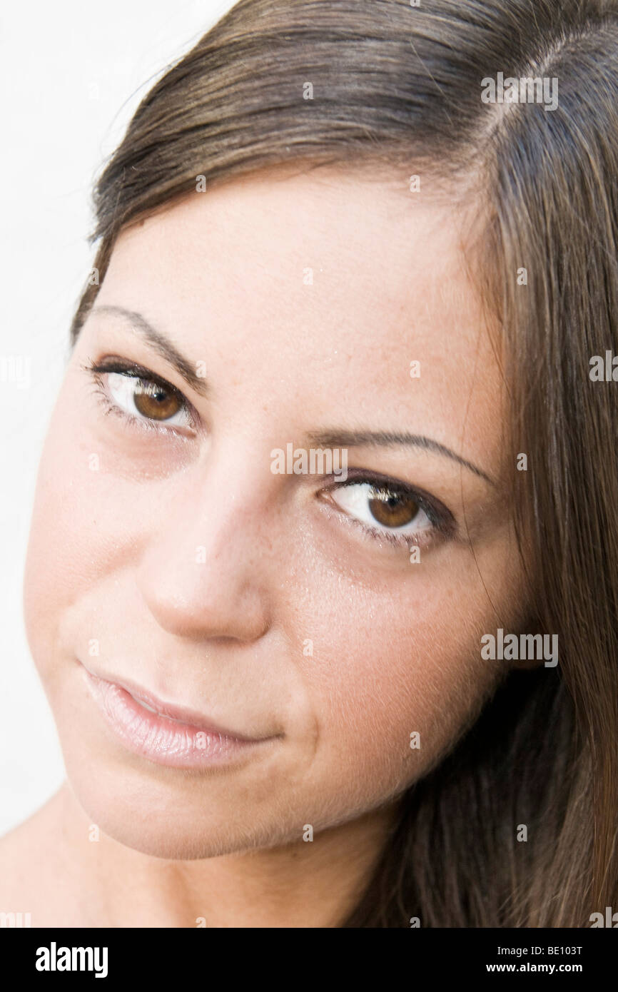 Young woman, portrait, Milan, Italy Stock Photo - Alamy