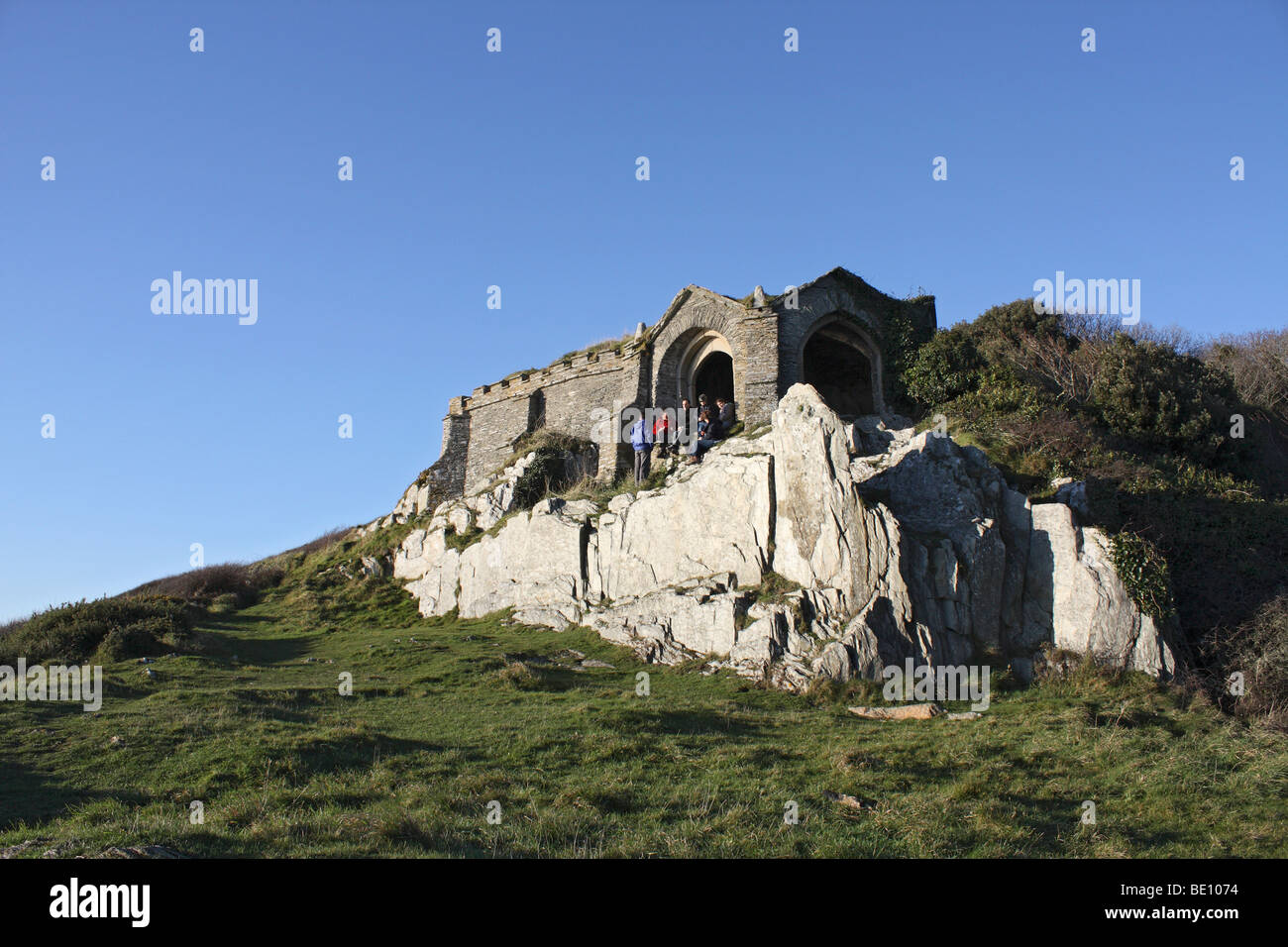 Penlee Point with its early 19th century folly, built for Princess ...