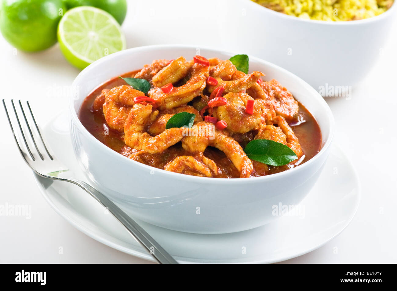 Prawn or shrimp curry India Food Stock Photo - Alamy