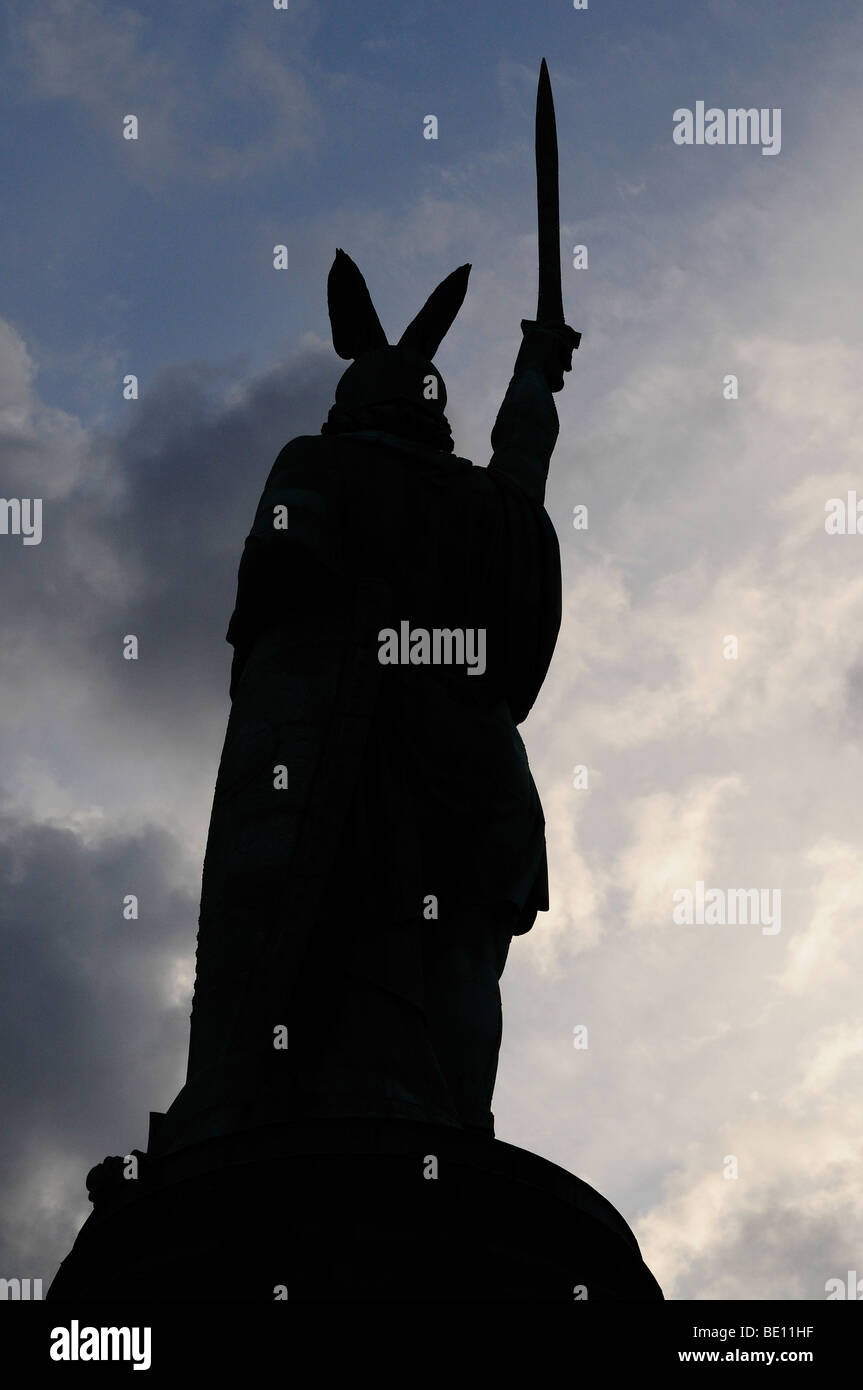 Monument to Germanic chieftain Hermann, Detmold, Germany Stock Photo ...