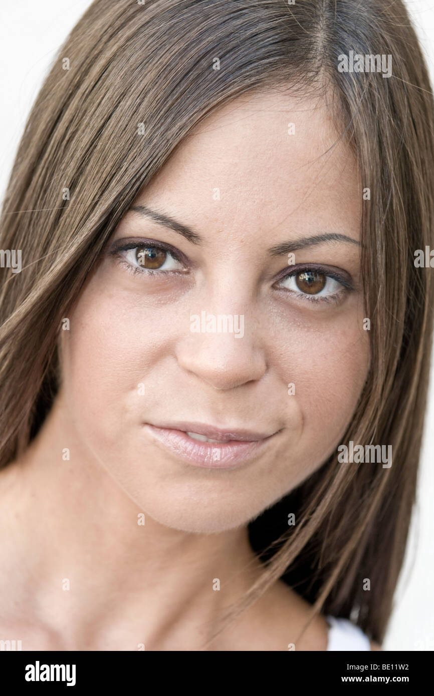 Young woman, portrait, Milan, Italy Stock Photo - Alamy